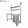 Stainless Steel Mobile Benchmarx™ | Formaspace